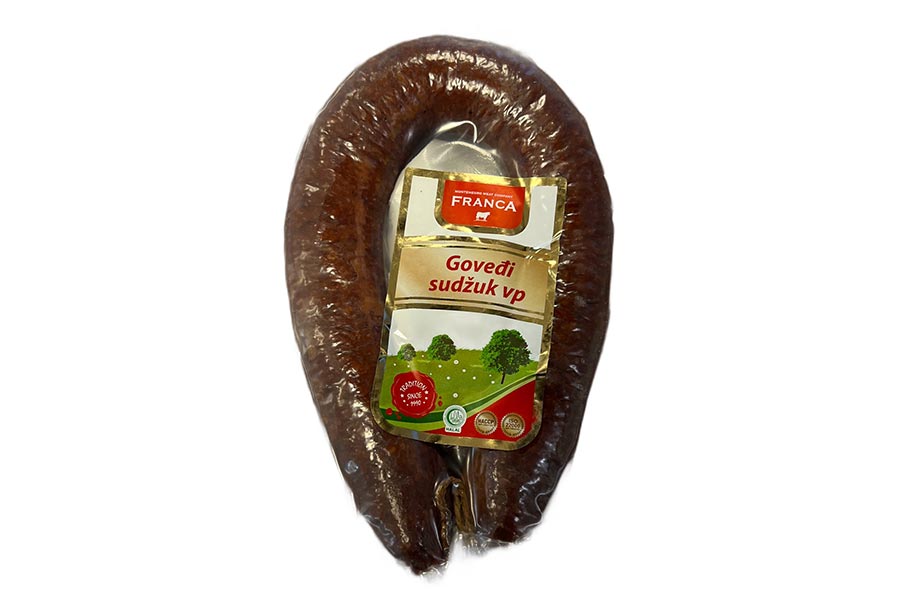 Govedji sudžuk vp Franca - Rökt nötkorv - 400g - Adria Store