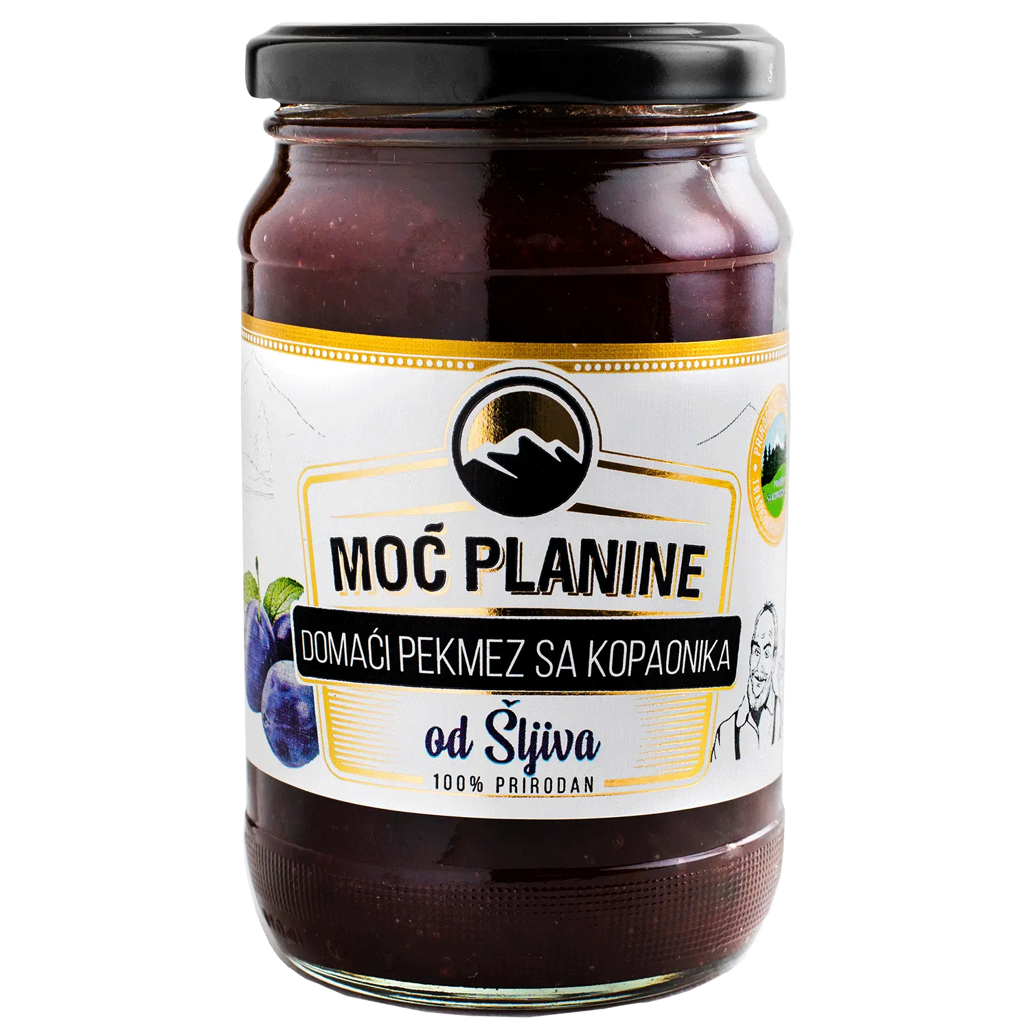 Moc Planine dzem od Sljiva - Pflaumekonfitüre Extra 420 g