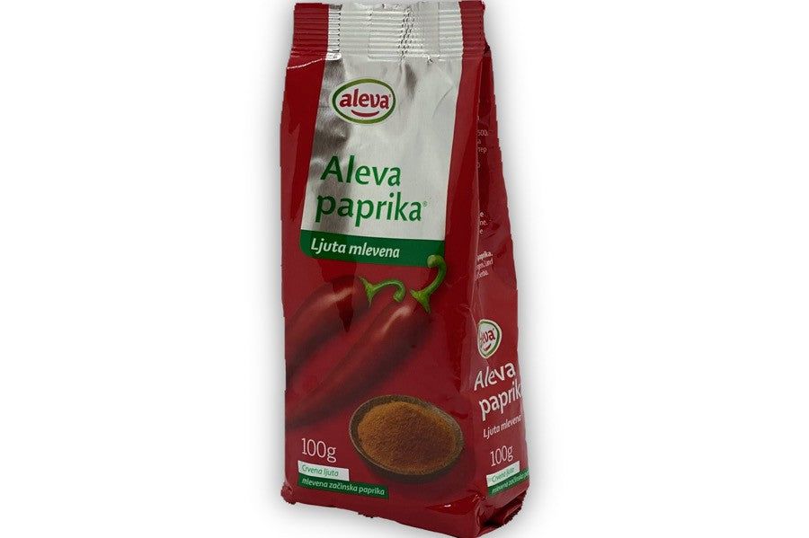 Aleva Paprika scharf Gewürz 100 g - Adria Store